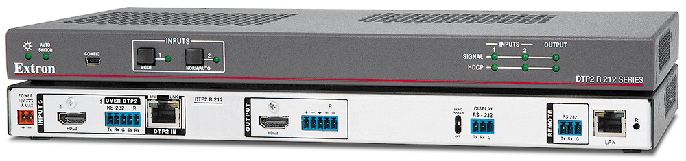 Extron DTP2 R 212 - Récepteur/sélecteur DTP2 HDMI 4K/60 avec ...